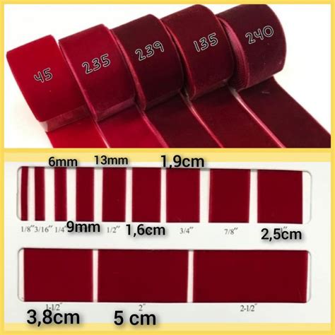 Jual 1 Yard 5 Cm Pita Velvet Beludru Premium BUKAN 1 ROLL TAPI 1