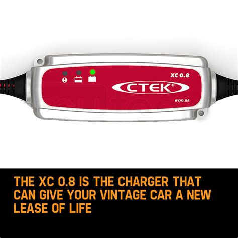 CTEK XC0 8 6V DC Smart Battery Charger 6 Volt Vintage Car Motorcycle Bike Campers Haven