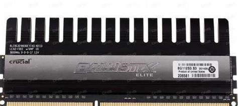 Память Crucial Ballistix Elite Ddr3 2x8 Gb 1866 Festima Ru