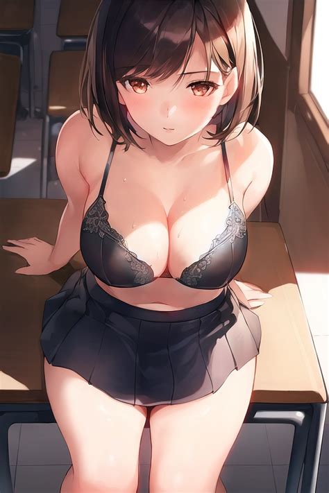 Rule 34 1girls Ai Generated Black Hair Black Lingerie Curvaceous