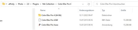 Did Affinity Photo V Support Older NIK Plugins Desktop Questions
