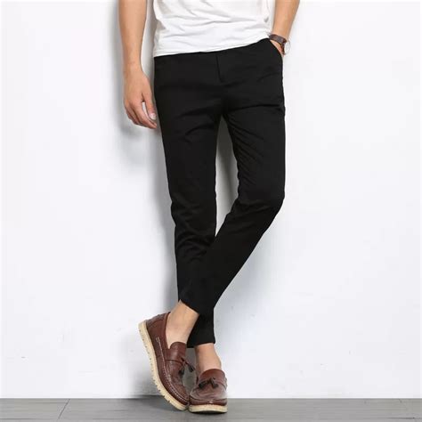 Black Chinos Pant For Men Multisize Fashion Pants For Men Mens