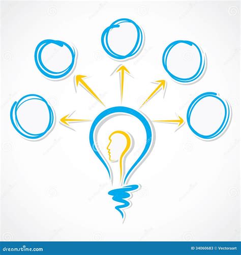 Bulb With Message Bubble Stock Vector Illustration Of Invention 34060683