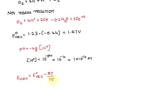 Solved The Corrosion Of Iron Is An Electrochemical Process That