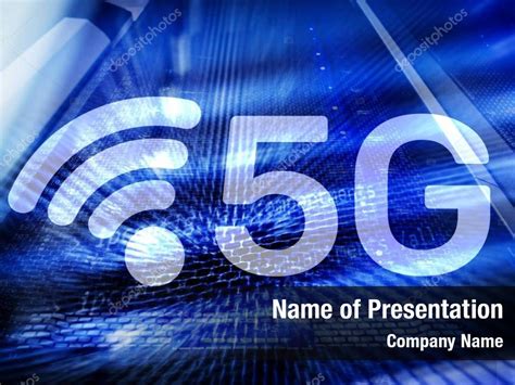 Internet Fast Wireless Connection Communication Powerpoint Template Internet Fast Wireless