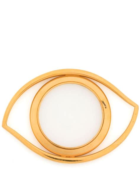 Hermès Pre Owned Oeil Magnifying Glass Gold FARFETCH