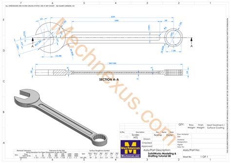 Model Spanner In Solidworks Mechnexus