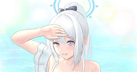 ブルーアーカイブ 水着ミヤコ Kvns（くびなし）のイラスト Pixiv