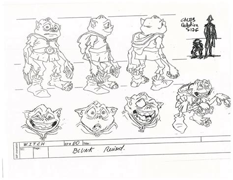 Witch 2004 06 Model Sheets Turnarounds Concept Art