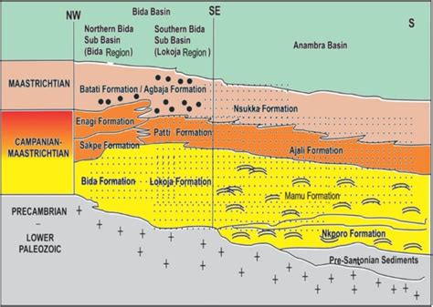 Stratigraphic Structure Of The Southern And Northern Bidamid Niger