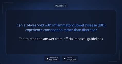 Can A 34 Year Old With Inflammatory Bowel Disease Ibd Experience
