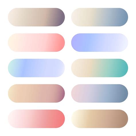 Premium Vector Cream Color Set