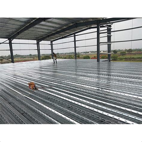 Peb Factory Shed Steel Mezzanine Structure Grey Color For Plant And