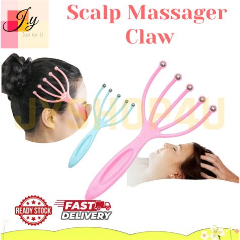 Ready Stock Scalp Massager Claw Portable Handheld Spa Head