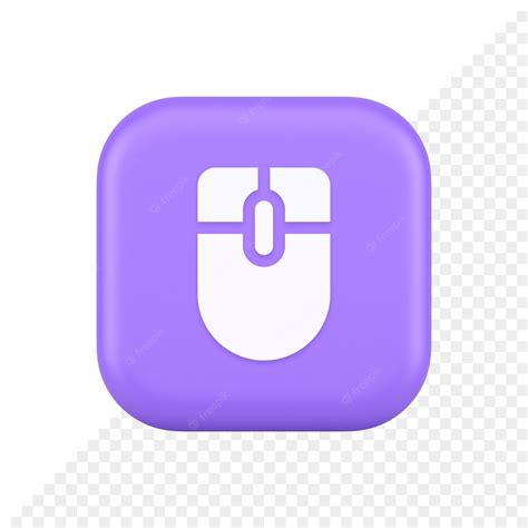 Premium Psd Mouse Computer Scrolling Device Cursor Button Click Control Cyberspace Interface