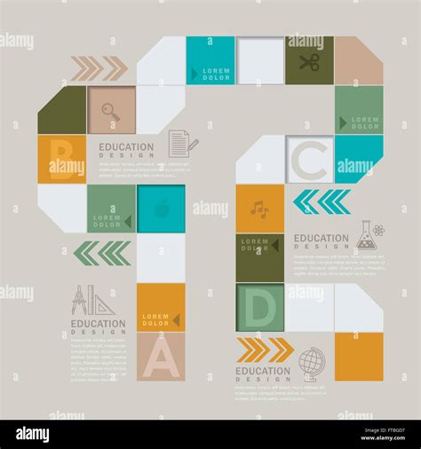 Colorful Board Game Or Workflow Infographic Element Design Stock Vector