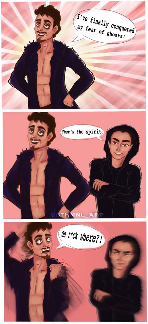 Iconic Duo 🌝💖 Klaus And Ben 👻🐙☂️ Inspired By Incorrect Tua Quotes Umbrellaacademy Bthmnlart Tua