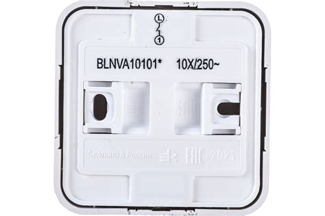 1-клавишный выключатель Systeme Electric открытой проводки Blanca 10А ...