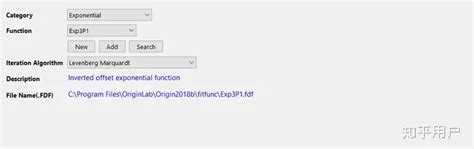 怎么用origin软件对一组数据用特定形式的指数函数进行拟合？ 知乎