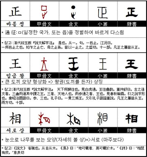 고문자 갑골문자 금문 소전 해 네이버 블로그
