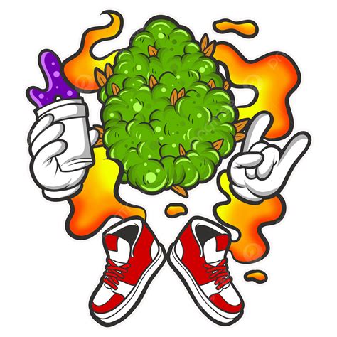Weed Cartoon Png Picture Urban Weed Cartoon Art Illustration