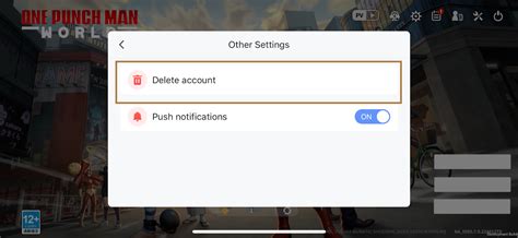 OPMW How Can I Delete My One Punch Man World Account Crunchyroll Games
