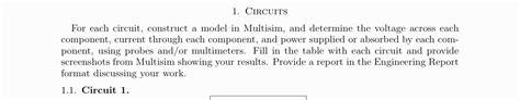 Solved For Each Circuit Construct A Model And Determine The