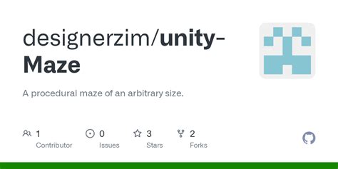 GitHub Designerzim Unity Maze A Procedural Maze Of An Arbitrary Size