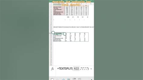 textsplit and textjoin new excel formula lams1004 youtube