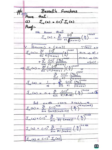 Bessel Function Ode Pdf