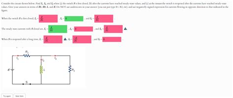 Solved Consider The Circuit Shown Below Find I1i2 ﻿and I3
