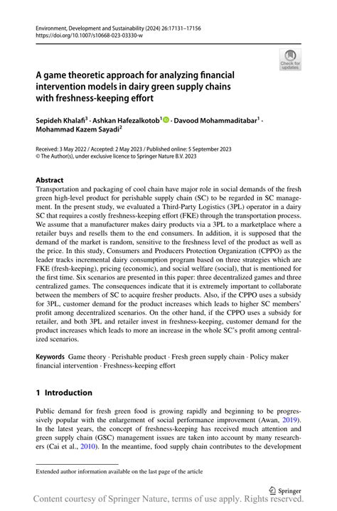A Game Theoretic Approach For Analyzing Financial Intervention Models