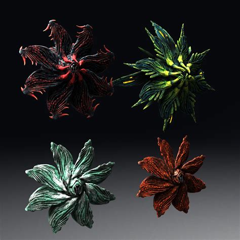 3d Thargoid Interceptors Model Turbosquid 1730248