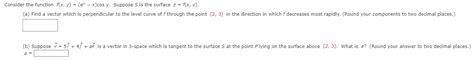 Solved Consider The Function F X Y Ex X Cos Y Chegg