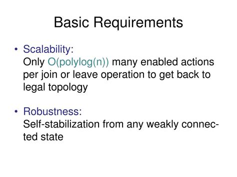 Ppt A Distributed Polylogarithmic Time Algorithm For Self Stabilizing