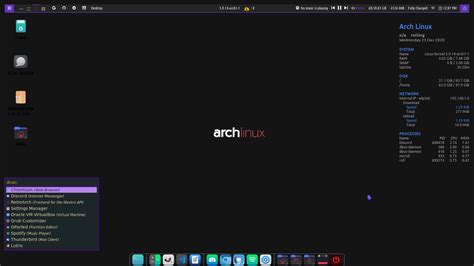 Arch Linux Xfce4 What Do You Think R Desktops