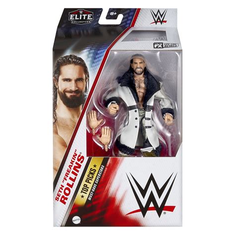 Seth Rollins Wwe Elite Top Picks 2025 Wave 1 Mattel Wwe Toy