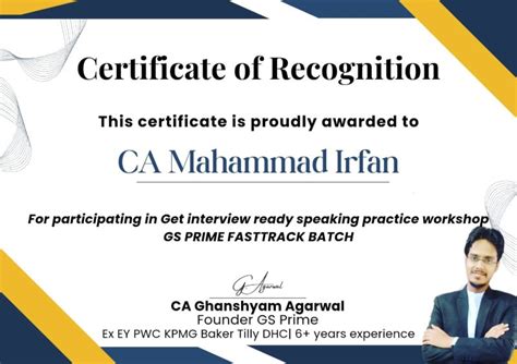 Gratitude Recognition Professionalmilestone Cajourney Ca Mahammad