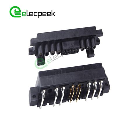 Right Angle Power Drawer Connector High Current Heavy Load 18 Pin 35a 1500v