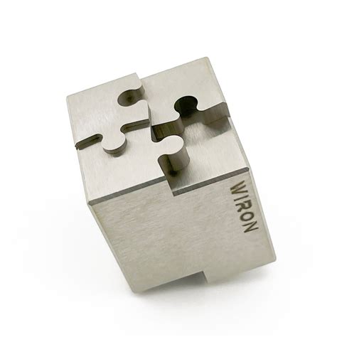 Wiron Cube Wire EDM Jigsaw Puzzle Pieces High Precision Fidget Desk Toy Zero Tolerance