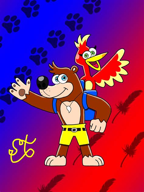 Banjo And Kazooie By Lagalleriaderotom On Deviantart