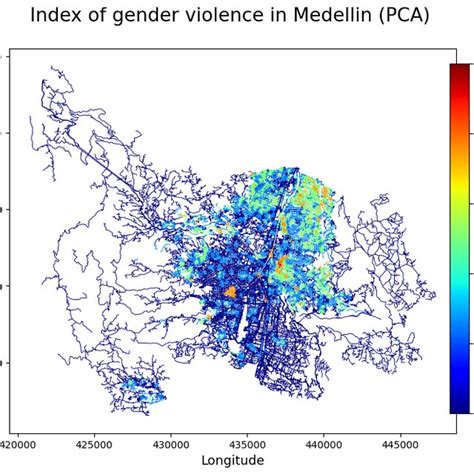 Map With The Indicator Generated With Umap Without The Sexual Street