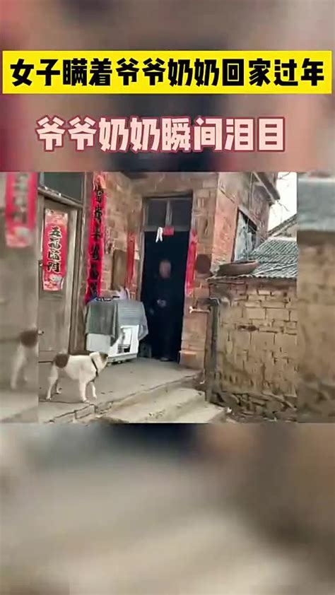 女子瞒着爷爷奶奶回家，老两口看到瞬间泪目。