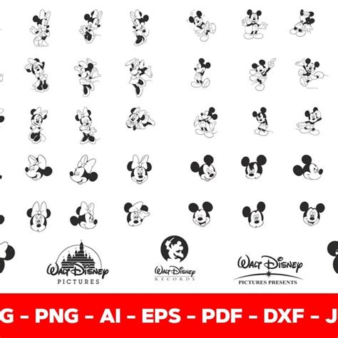 Mickey Mouse Svg Etsy
