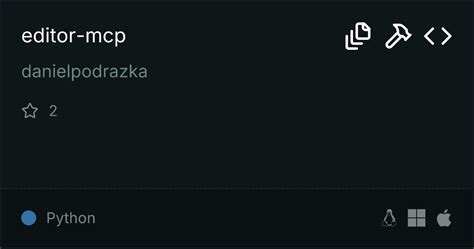 Editor Mcp Glama