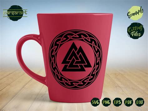 Valknut SVG Viking Symbol SVG Nordic Symbol Clipart Pagan Etsy