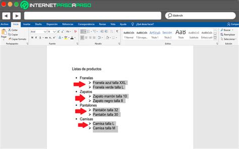 Listas Multinivel en Word Qué Son Cómo Crear Una