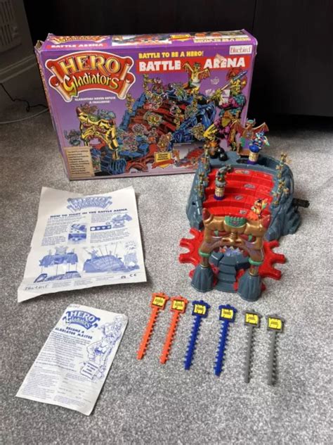 Rare Bluebird Toys Hero Gladiators Battle Arena 100 Complete £22000