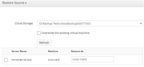 Restoring A VMware VM In MSP Managed Backup Service