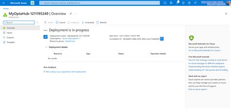 Deployment Page